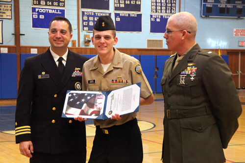 Riverhead cadet presented with award for heroics - Riverhead News ...
