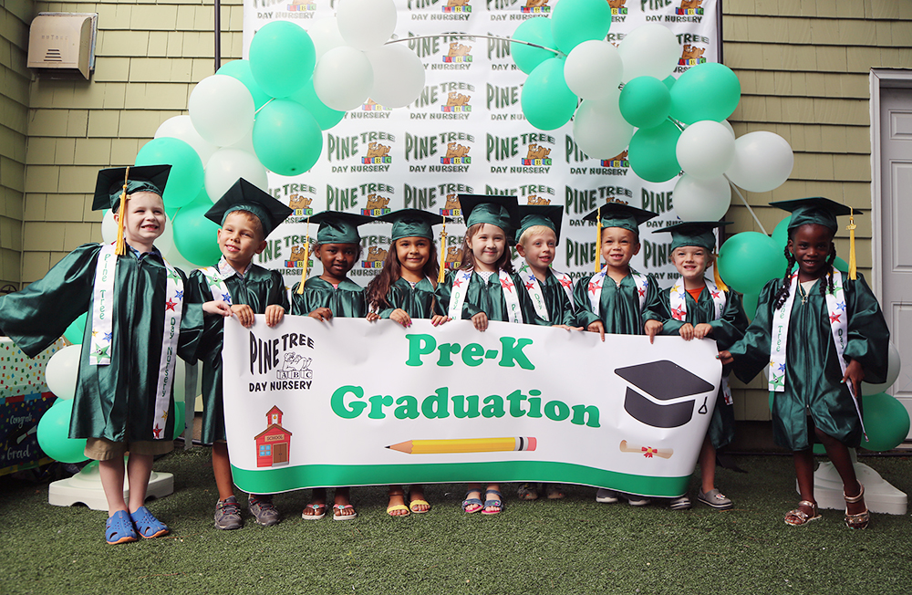 Celebrating graduation at Pine Tree Day Nursery - Riverhead News Review ...