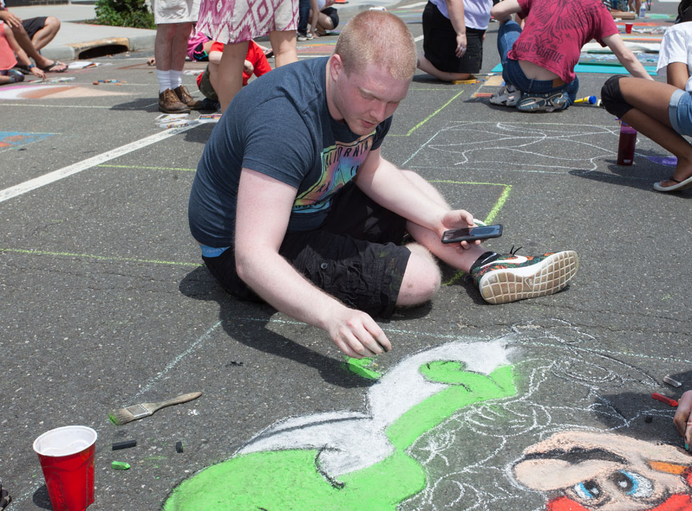 Photos: 20th annual Community Mosaic Street Painting Festival ...