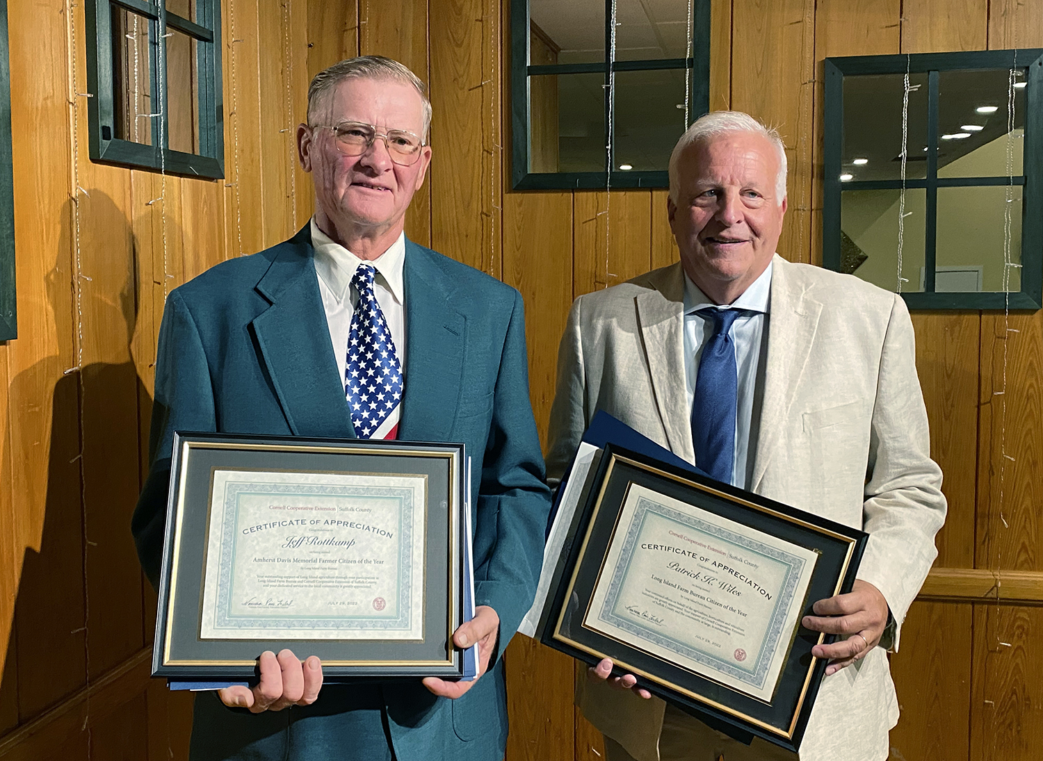 Long Island Farm Bureau honors two longtime members at annual awards ...