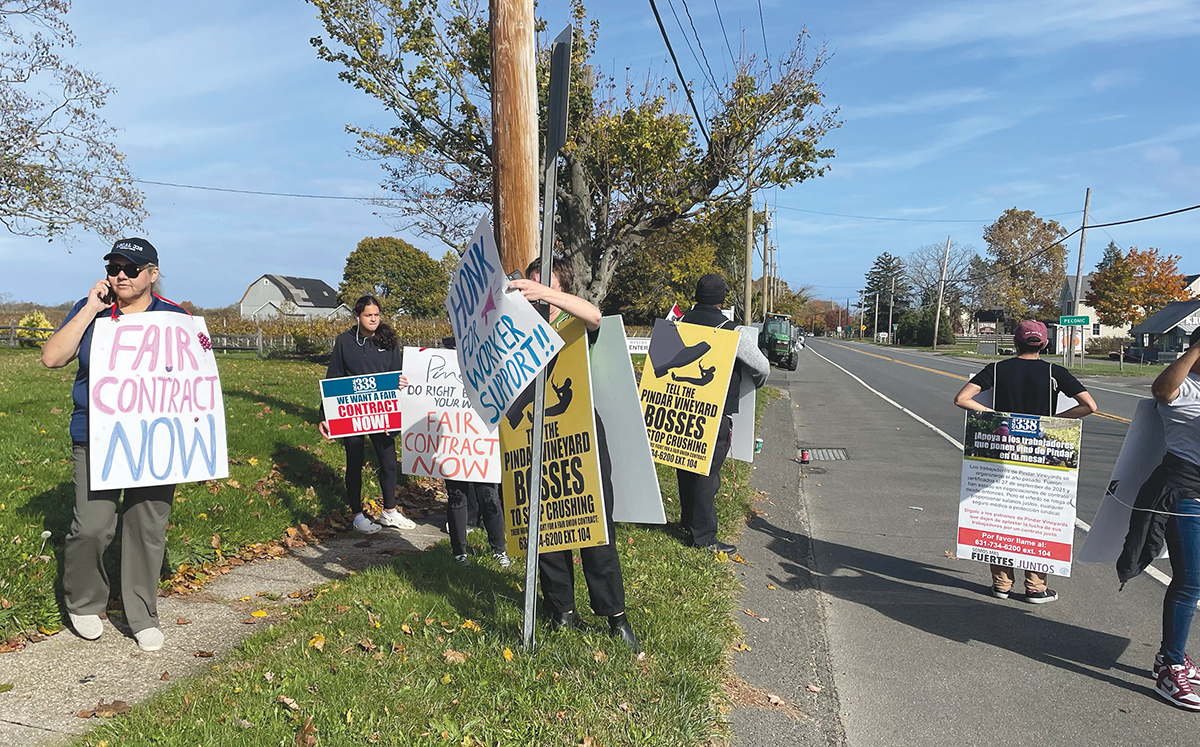 Workers stage demonstrations as union contract negotiations with Pindar ...